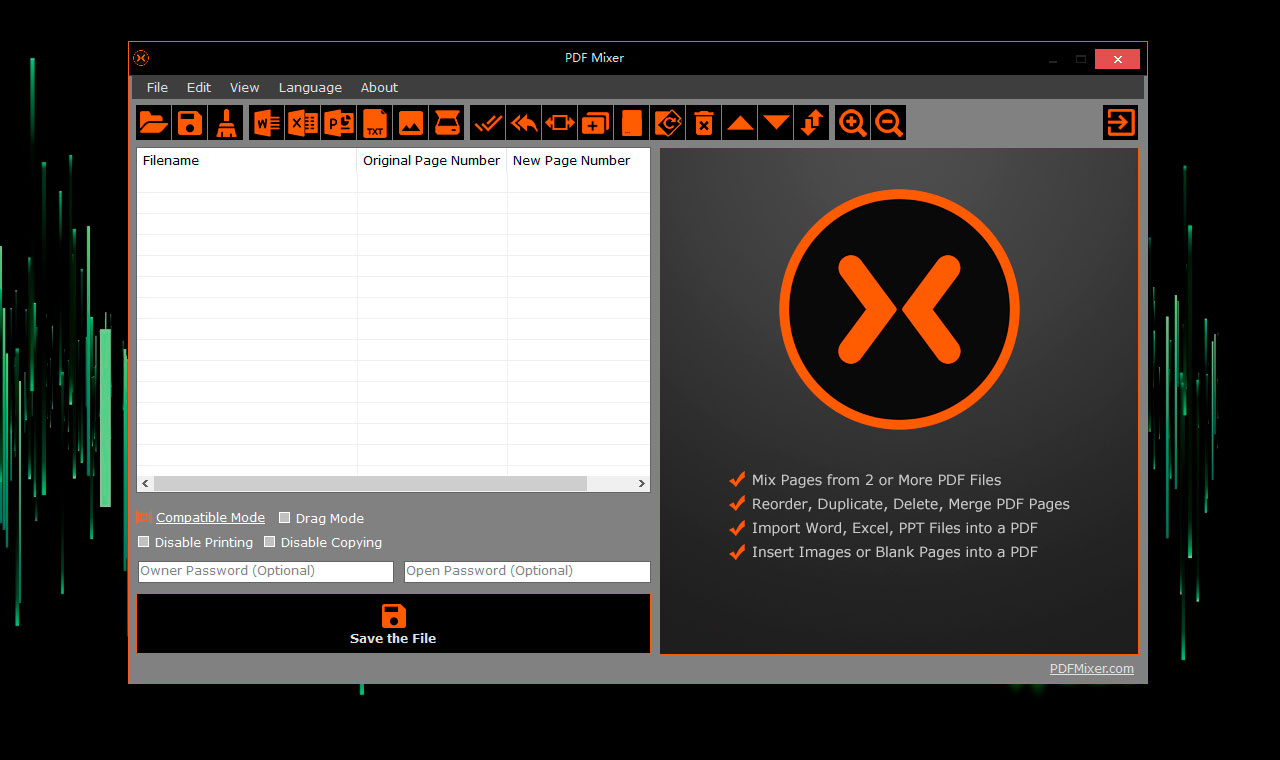 Creative PDF Page Organizer Tool Mixes Pages Of Multiple PDFs And Insert MS Word Documents